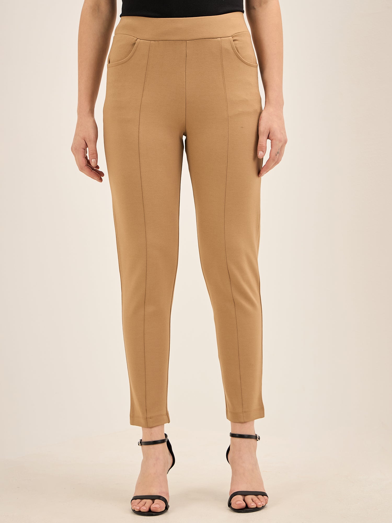 Buy Flex-Camel Pull On Slim Jeggings - Camel color | Pants For Women ...
